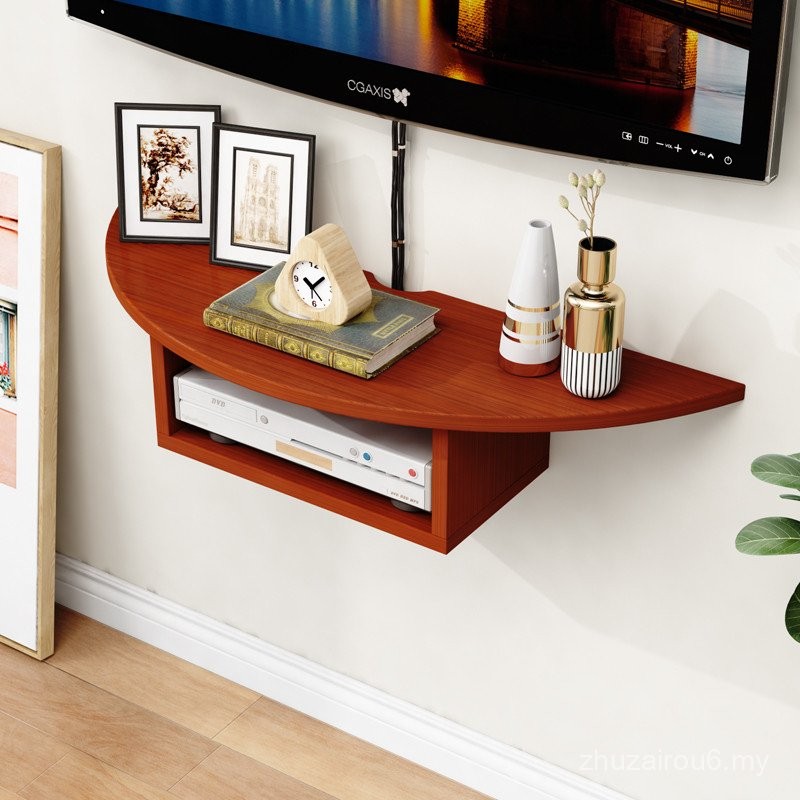 Set Top Box Shelf Wall-Mounted TV Cabinet Living Room TV Wall ...