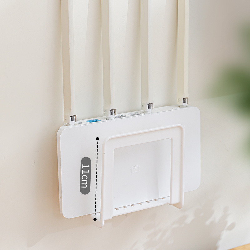 Router Rack Perforation-Free Wall-Mounted Socket Fixing Rack ...