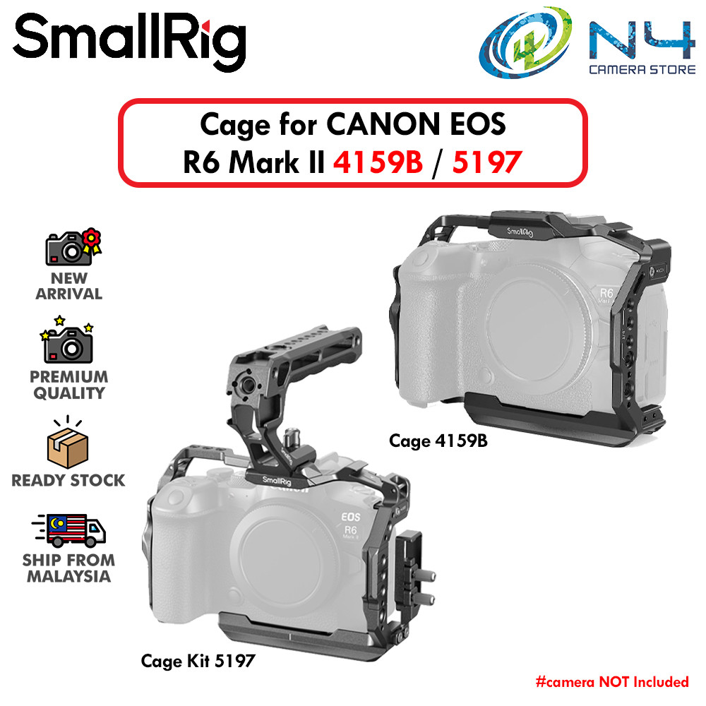 SmallRig EOS R6 Mark II Camera Cage for Canon, Formfitting Video Making ...