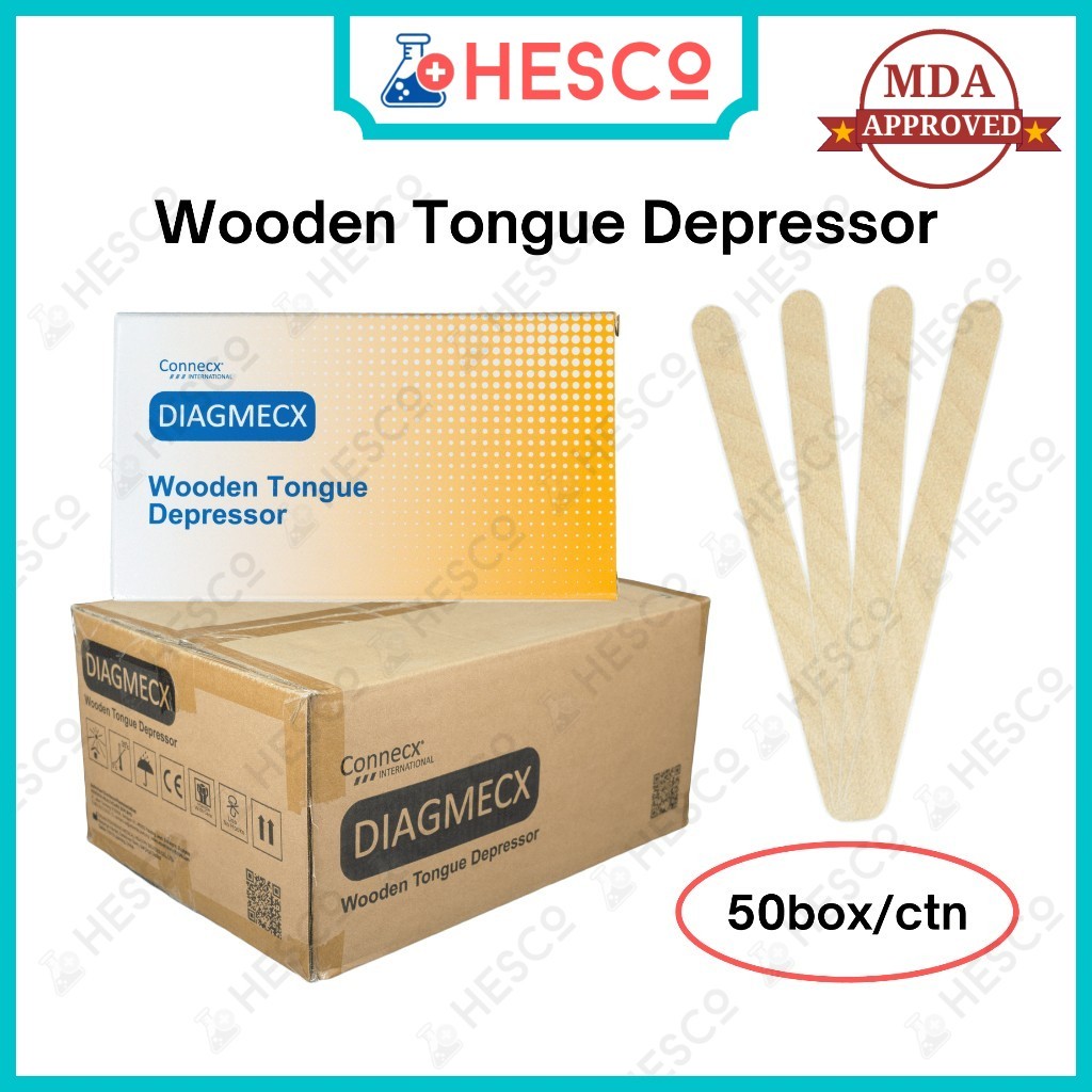 [BULK] Wooden Tongue Depressor 50 Boxes/Carton – Hospital Grade ...