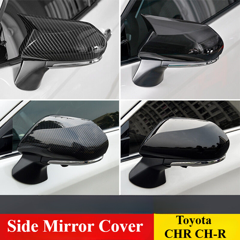 Toyota CHR CH-R Car Rearview Side Mirror Cover Wing Cap Sticker ...