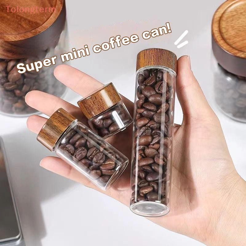 Tolongterm> Coffee Beans Storage Container Tube Display Rack Tea Bottle ...