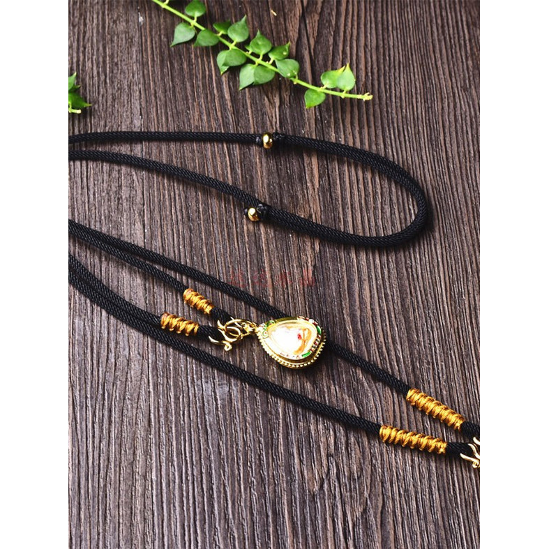 Original Thailand Amulet Chain Amulet Double Lanyard Handmade Pendant ...