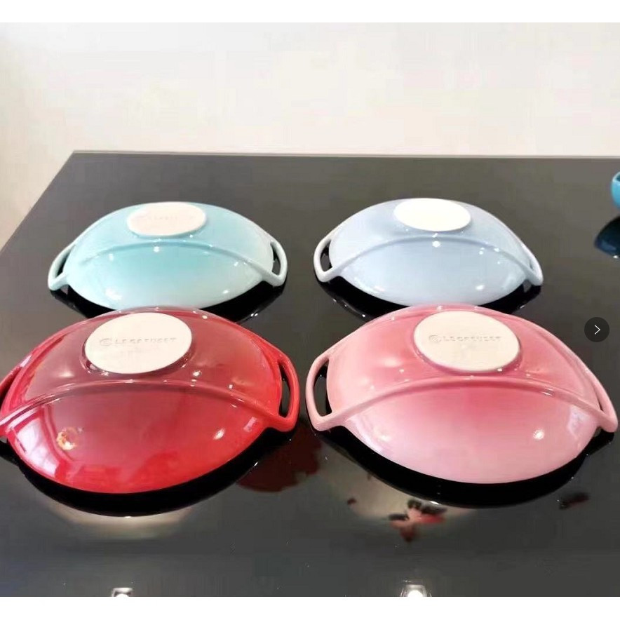 Warna sejuk perancis dua telinga gouge 26*22*5cm stoneware ceri merah ...