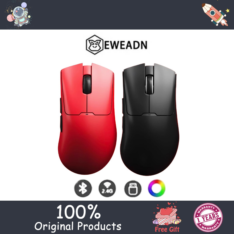 EWEADN A5 Ergonomic lightweight wireless Three-mode mouse for gaming ...