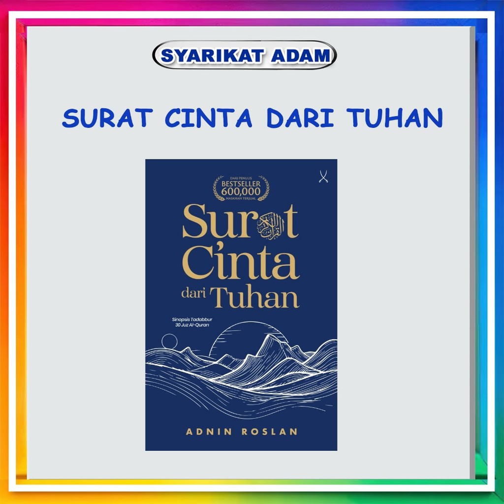[ADM] SURAT CINTA DARI TUHAN KARYA ADNIN ROSLAN | Shopee Malaysia