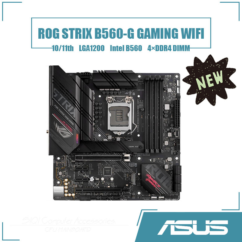 [NEW] ASUS ROG STRIX B560-G GAMING WIFI Motherboard 4×DDR4 DIMM Intel ...