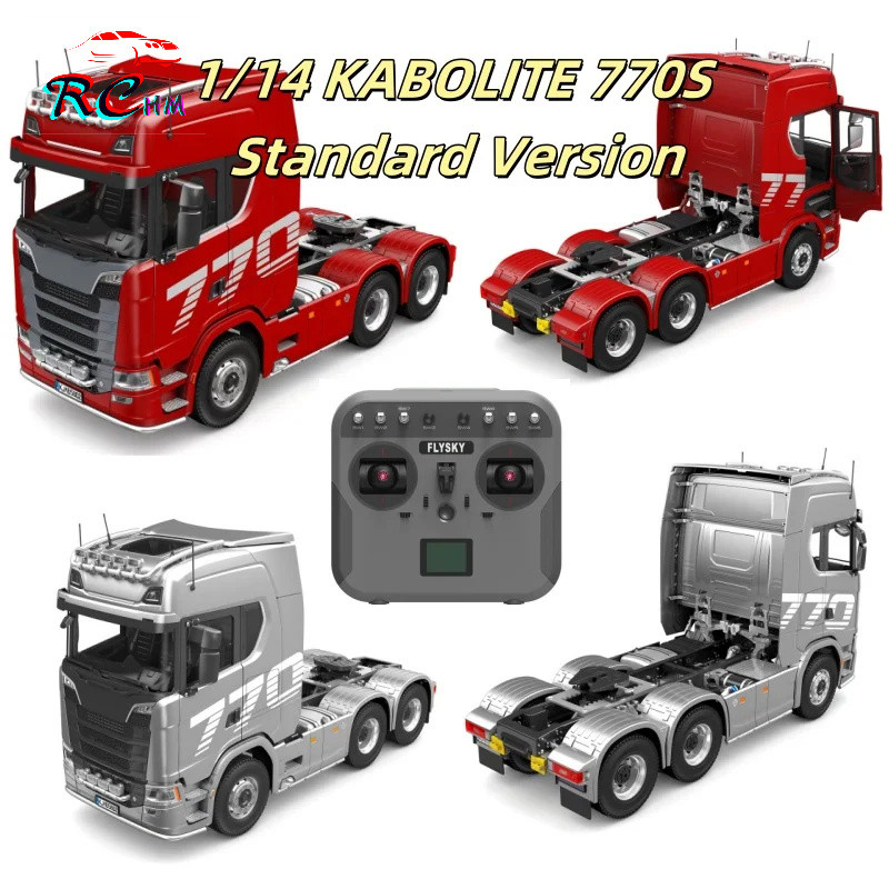 KABOLITE New 1/14 770S 100 RC Tractor Truck 6x6 Remote Control Lorry ...