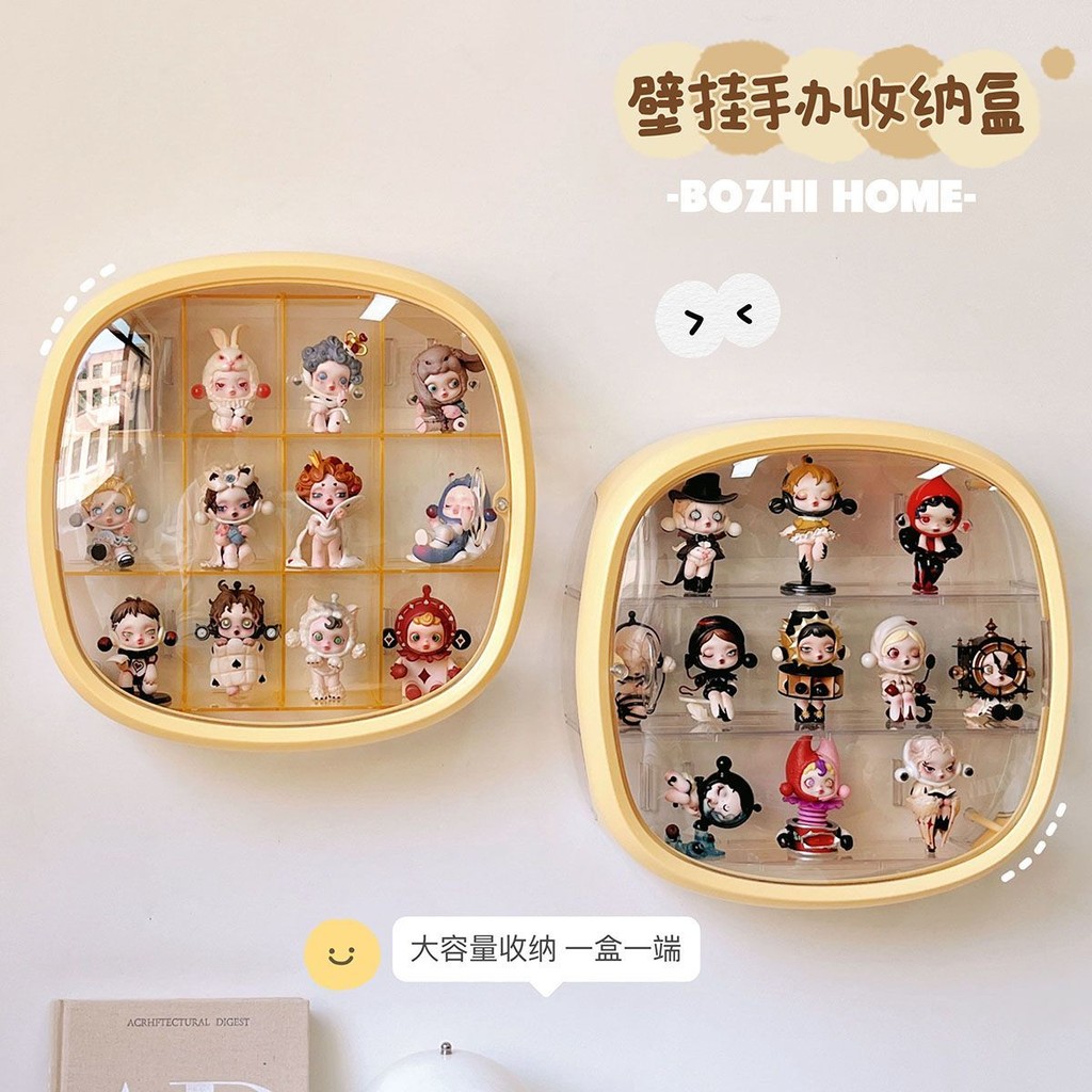 Wall-Mounted Pop Mart Display Box Acrylic Transparent Doll Ornaments ...