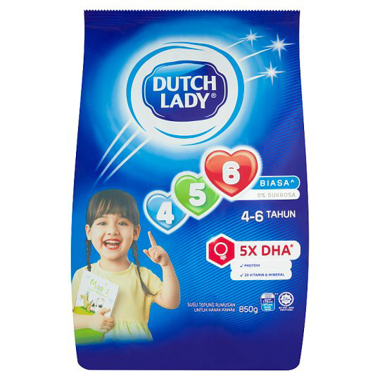 DUTCH LADY 456 Milk Powder Plain Chocolate Honey 850G | Shopee Malaysia