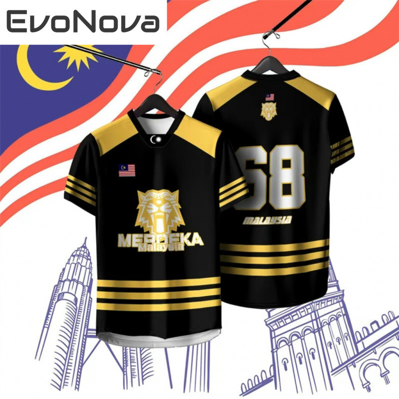 2025 Baju Merdeka 68 Tahun baju jersey Ethnic NFL T-shirt t shirt 2025 ...