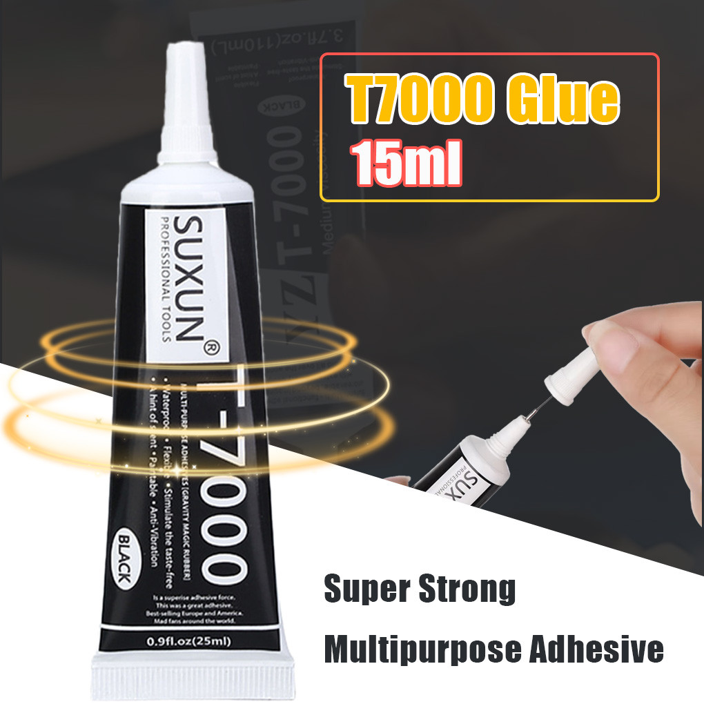 15ML T7000 Black Glue Multi Purpose Adhesive Glue Mobile Phone Screen LCD Repair Jewellry DIY ...