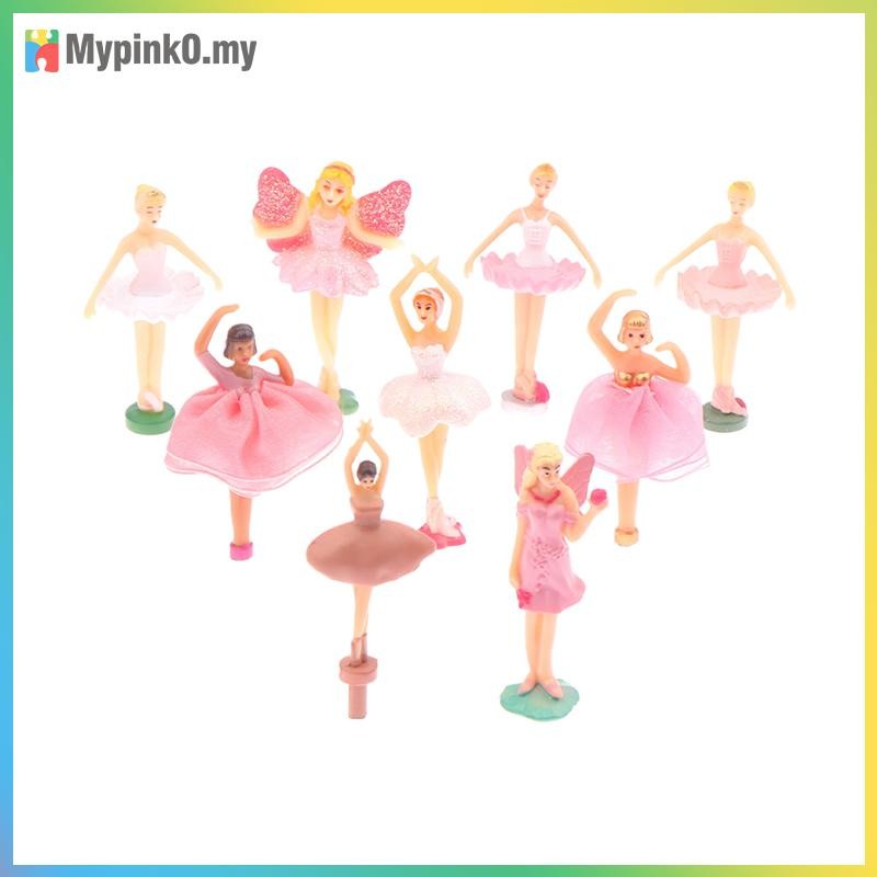 Mypink Mini Music Box Dolls Ballet Dancer Girls Figurines Fairy ...