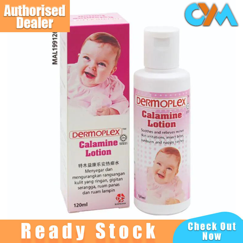 Dermoplex Calamine Lotion 120ml Soothes Relieves Minor Skin Irritations ...