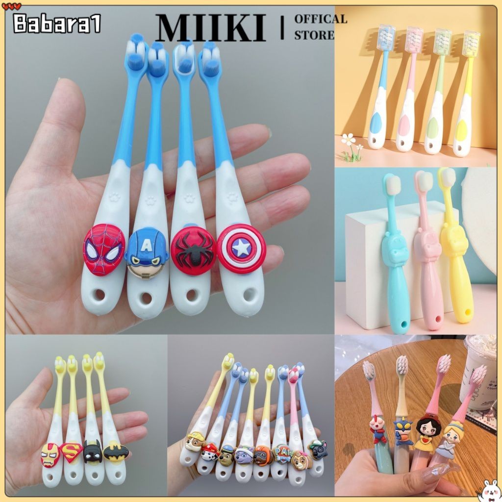 Children Toothbrush Children Soft Hair Cute Cartoon Sanrio Marvel ...