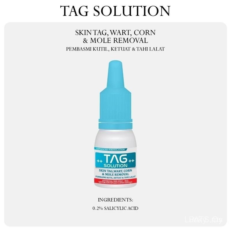 Skin Tag, Mole, Wart & Corn Removal 8ml - Buang Tahi Lalat, Ketuat ...