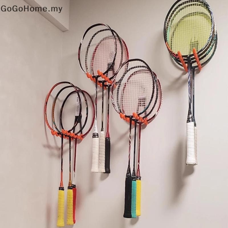 GOG Wall Mounted Racket Holder Tennis Racket Holder Badminton Racket ...