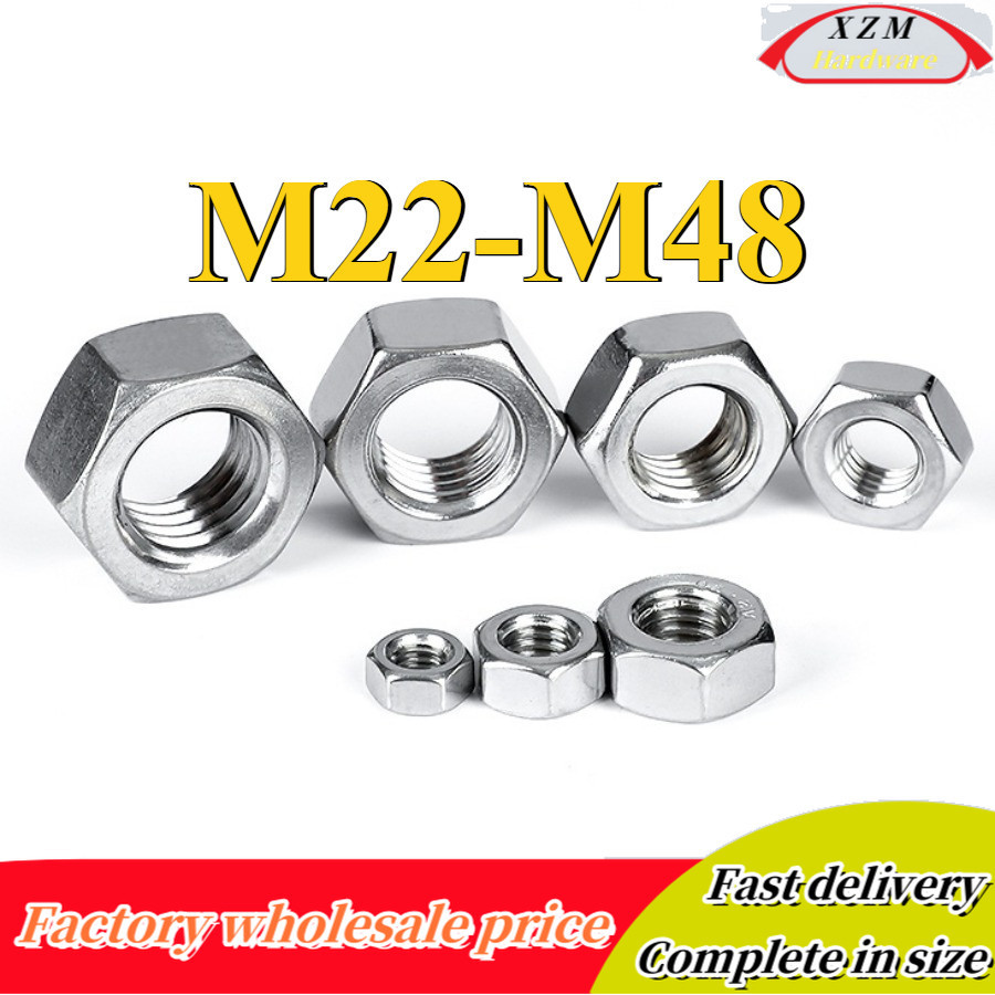 [Complete Size] Hex Nut Stainless Steel 304/Hexagon Nut M22-M48 (XZM-RM ...