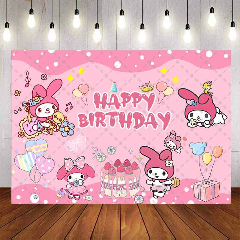 Melody Princess Party Birthday Backdrop For Photography Baby Shower ...