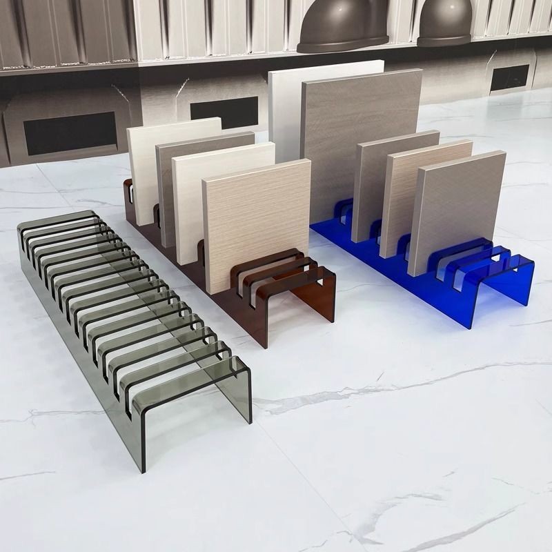 Acrylic Display Rack Stone Color Board Rack Tile Sample Rack Cabinet ...