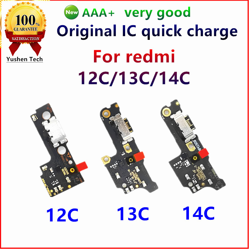 For Xiaomi Redmi 12C 13C 14C USB Charging board Charger Port Dock With ...