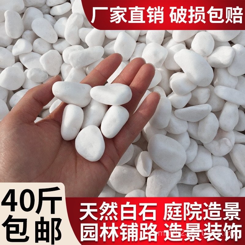 White Gravel Gravel Gravel Crushed Stone Floor Balcony Garden White ...