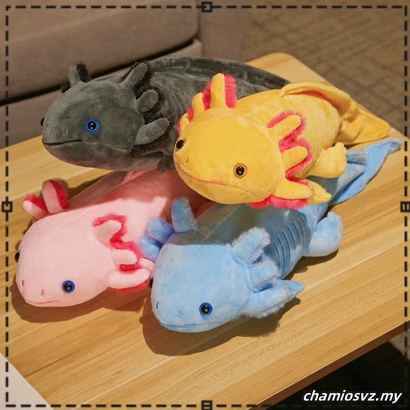 axolotl plushie Axolotl Plush Simulation Hexagonal Dinosaur Fish Doll ...