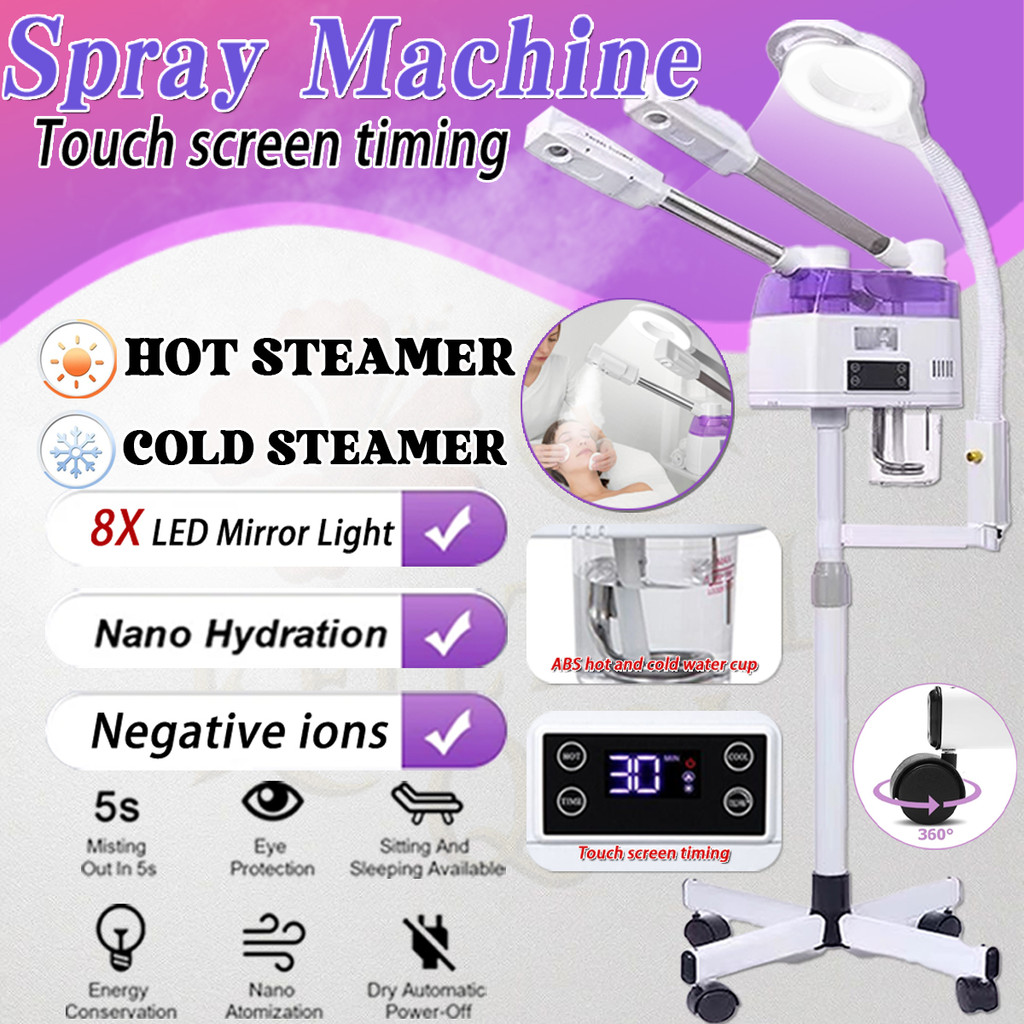 Facial steamer machine Hydrating Hot Cold Spray Machine Facial Steamer ...