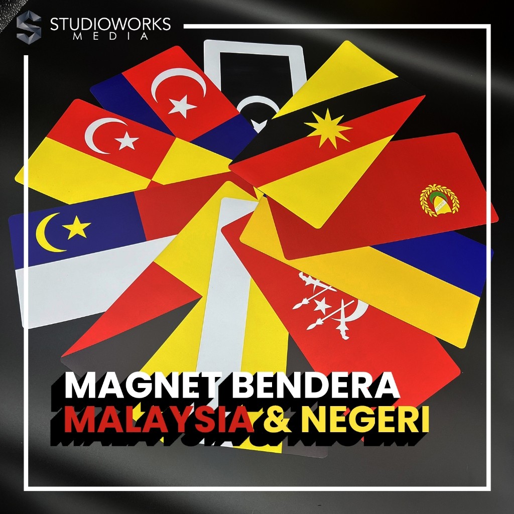 Bendera Magnet Negeri & Malaysia SEMARAK MERDEKA hiasan kereta | Shopee ...