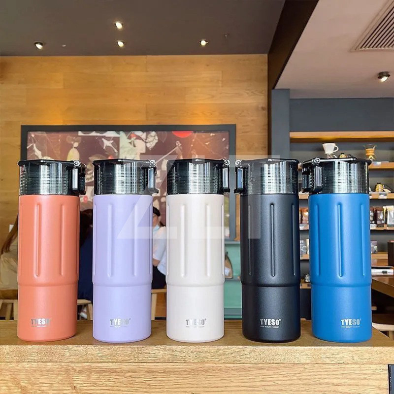TERMOS HOKISERBASERBI 600ml Tyeso Drinking Bottle Stainless Aesthetic ...