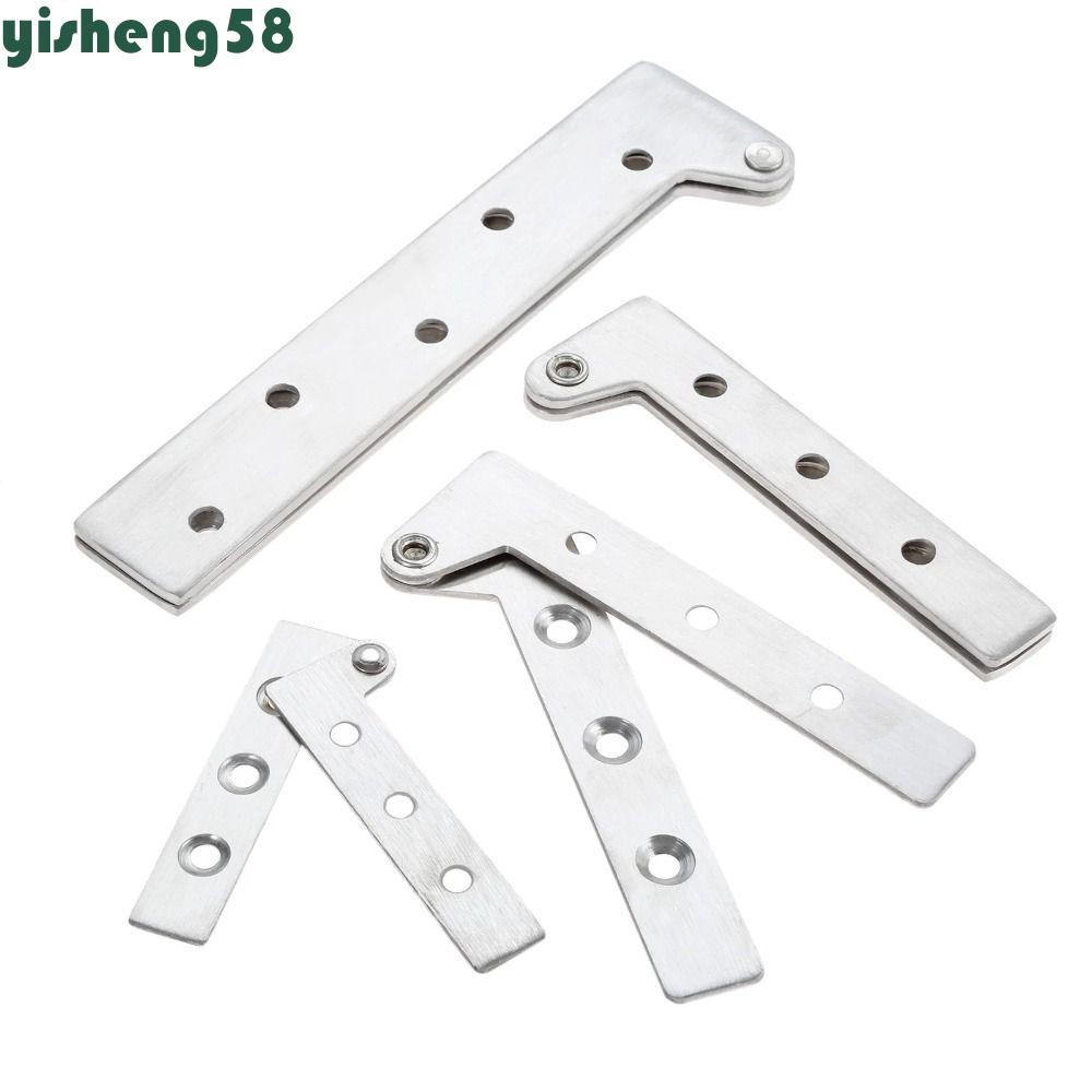 YISHENG 2PCS Hidden Hinges, Seven-word Stainless Steel Invisible Door ...