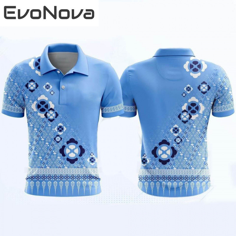 new design blue gradient colours SSS pattern with thai floral Pattern ...