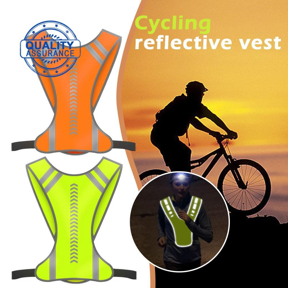 Cycling Reflective Vest Running Safety Vest Jogging Night Reflective ...
