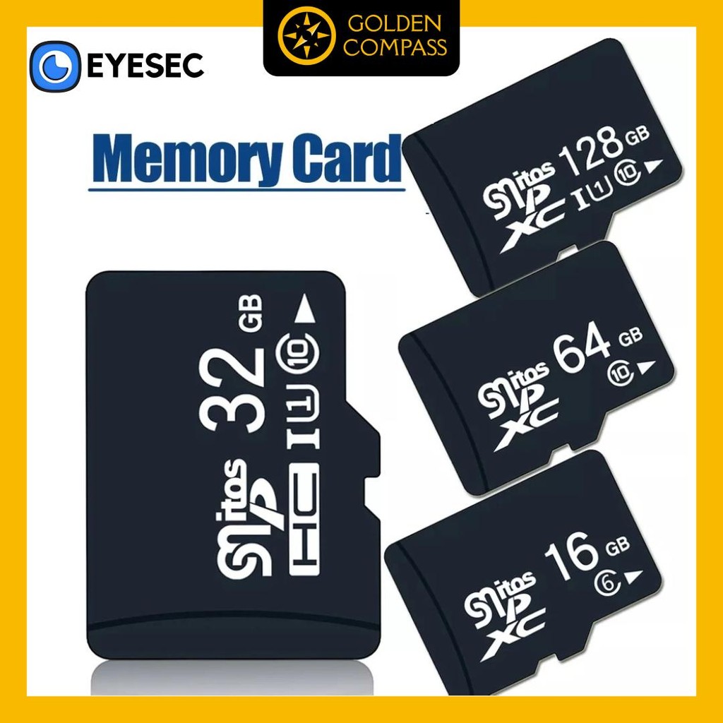 Micro SD Memory Card 32GB 64GB 128GB for CCTV Camera Original GOLDEN ...