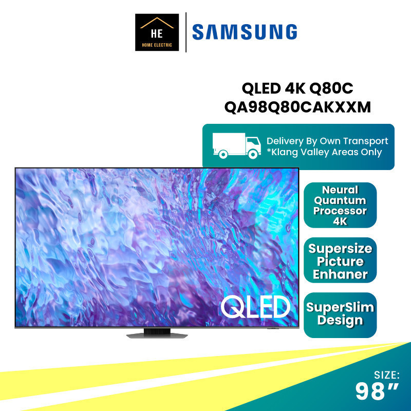 Samsung 98 Inch 4K UHD Smart QLED TV QA98Q80CAKXXM Television Smart TV ...