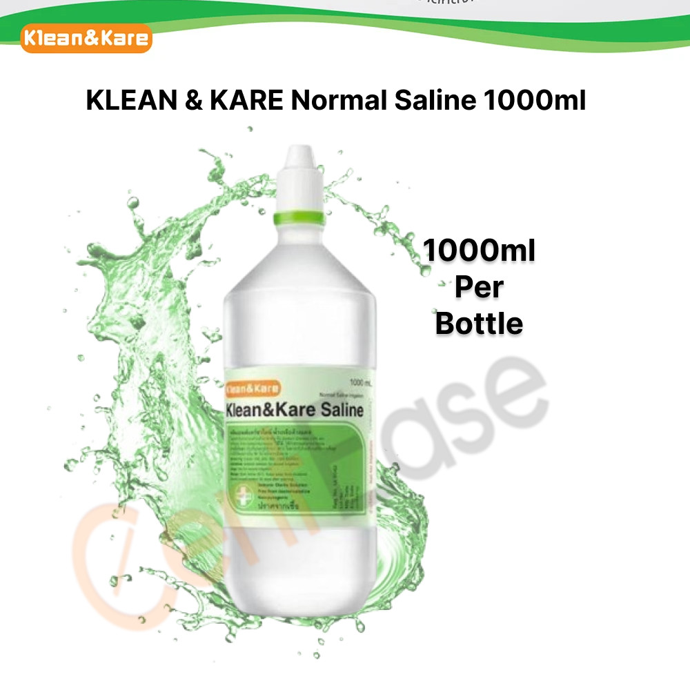 Klean & Kare Normal Saline 1000ml (Cone Tip) | Shopee Malaysia