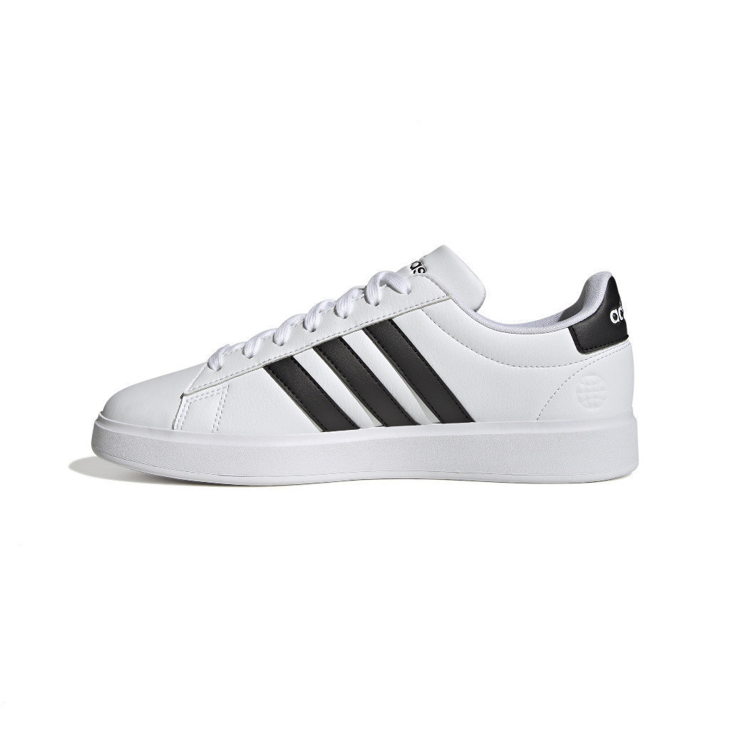 Adidas Grand Court 2.0 white clouds men's shoes/core black/white clouds ...