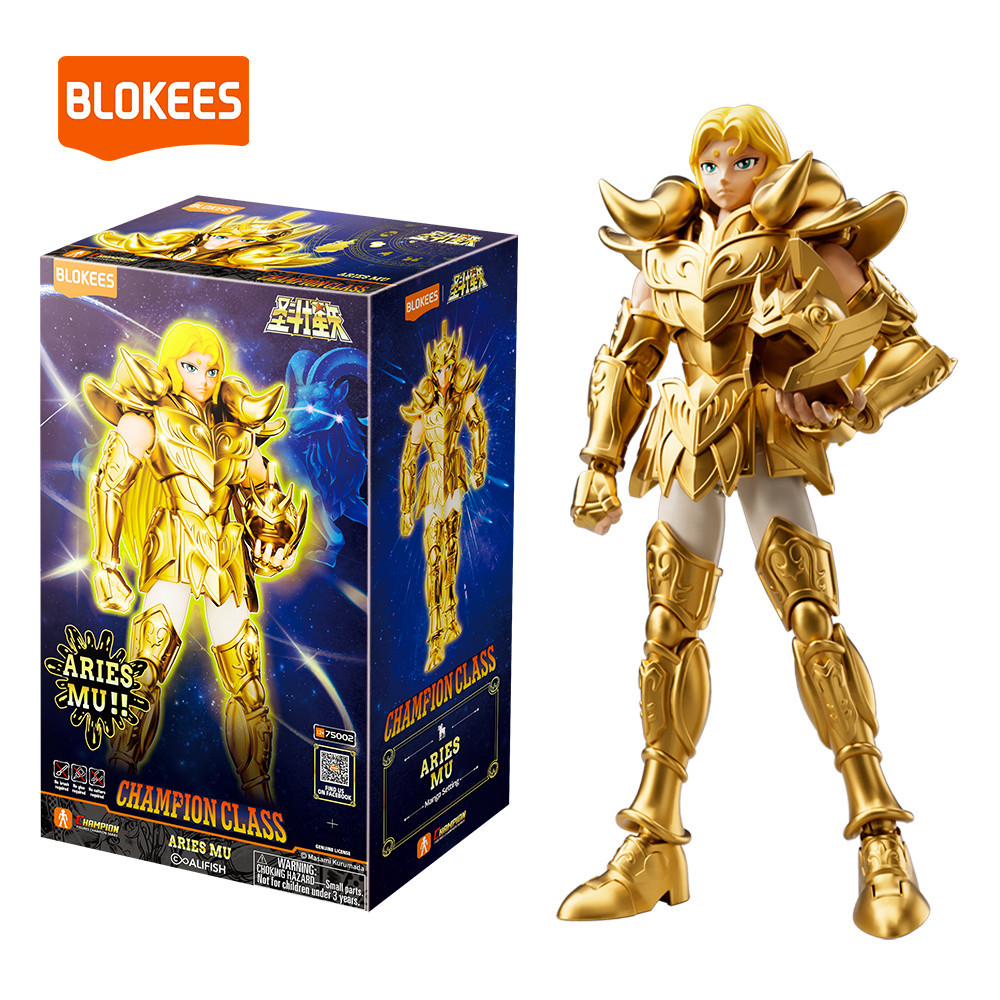 Blokees Figures 75002 Saint Seiya Champion Class 01 Aries Mu | Shopee ...