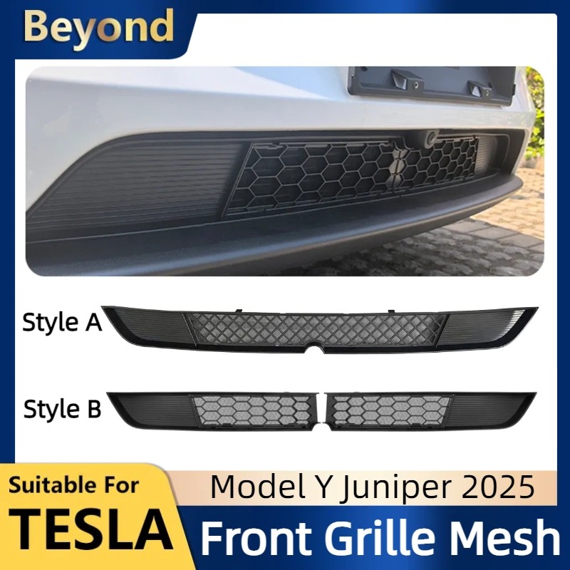 Front Grille Mesh For Model Y Juniper 2025 For Tesla Anti-insect ABS ...