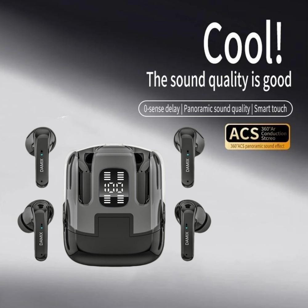 New DX-16 Couple Dual Two Pairs Audifonos Headphones Earbuds Bluetooth ...