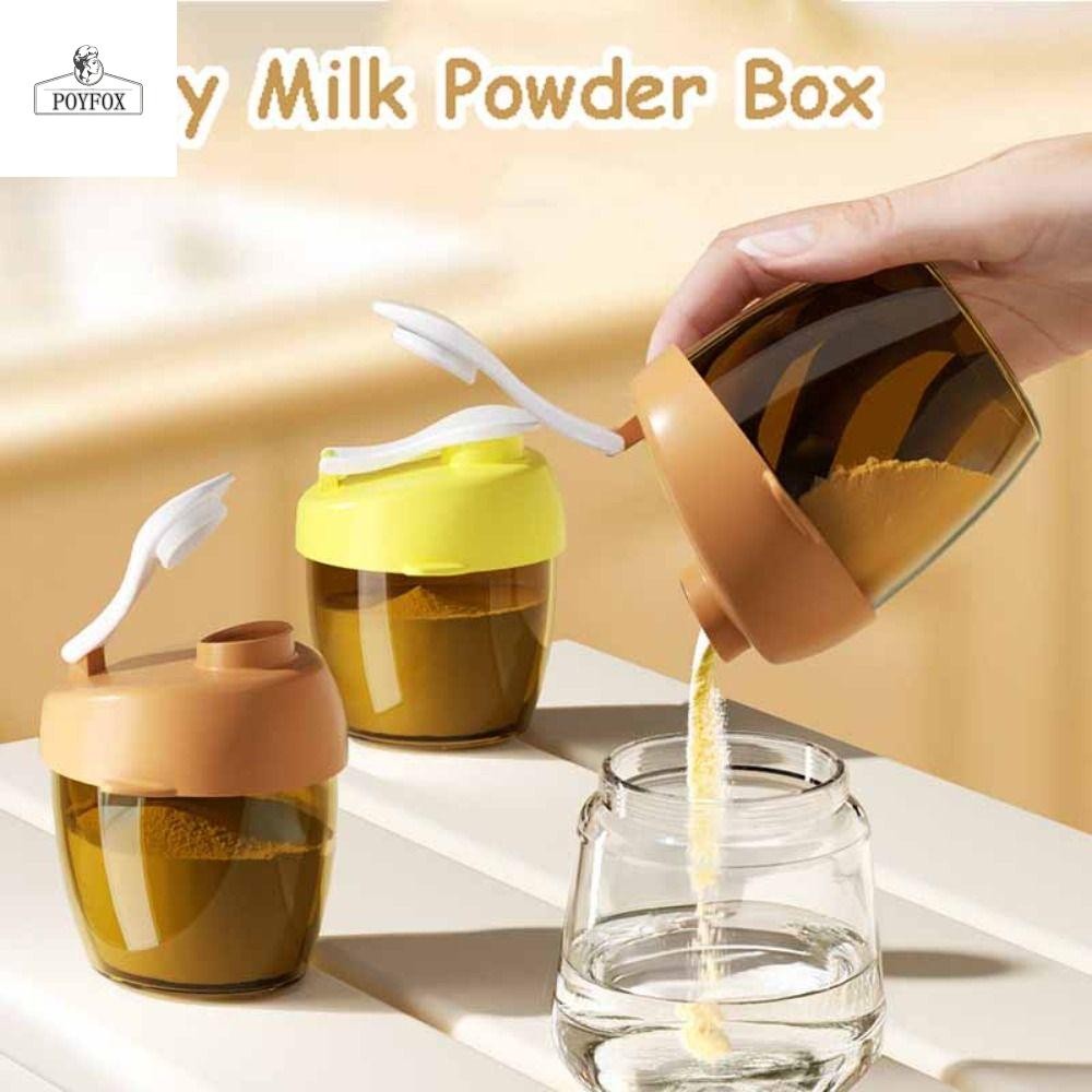 POYFOX Toddle Snacks Container, Feeding Lunch Box Milk Powder Baby Milk ...