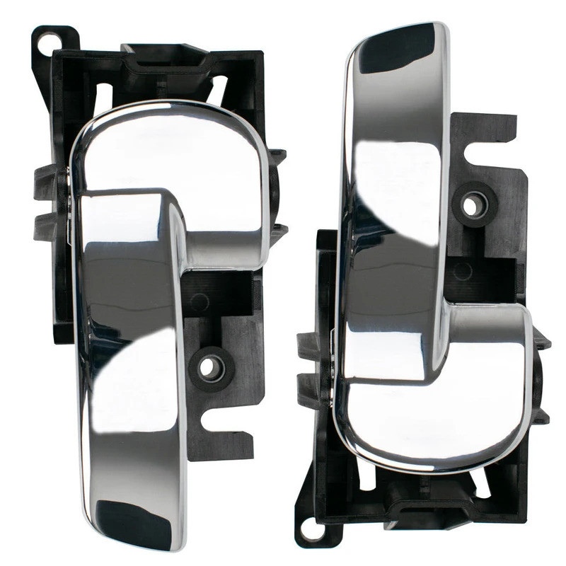 Car Inner Door Handle Front Rear Left Right Chrome For Nissan Navara ...