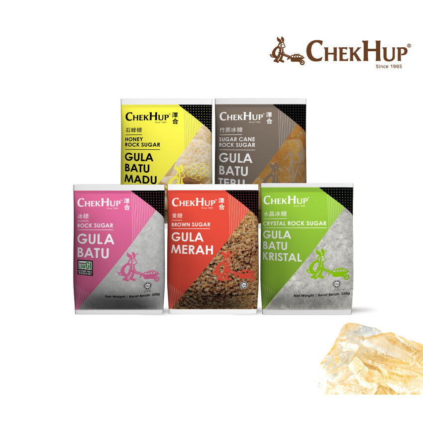 CHEK HUP ROCK SUGAR 冰糖 / HONEY ROCK SUGAR 石蜂糖 / SUGAR CANE 竹蔗冰糖 ...