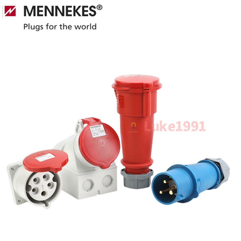 MENNEKES Industrial Waterproof Plug Socket TYP248 TYP3402 Connector 3 ...