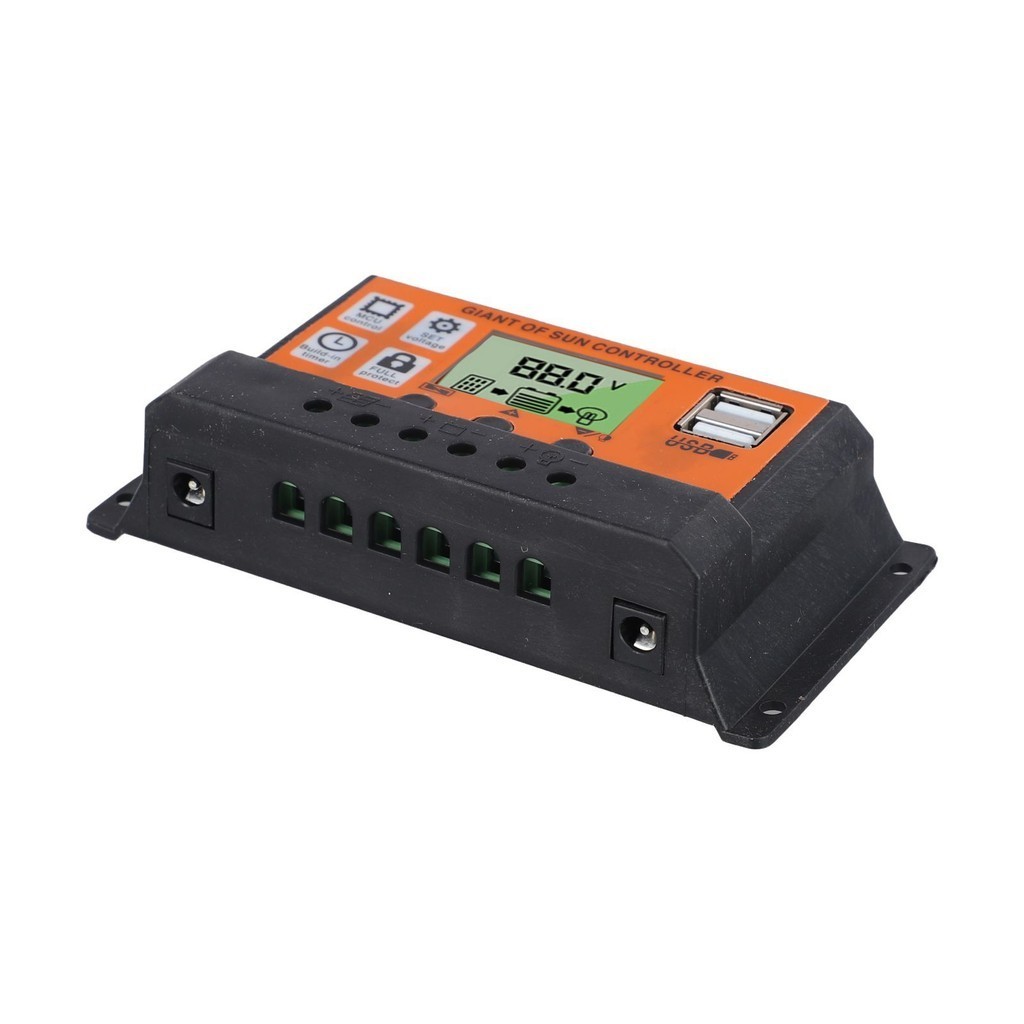 [weloves] MPPT PWM Solar Charge Controller Solar Panel Battery Regulator Dual USB Port | Shopee ...