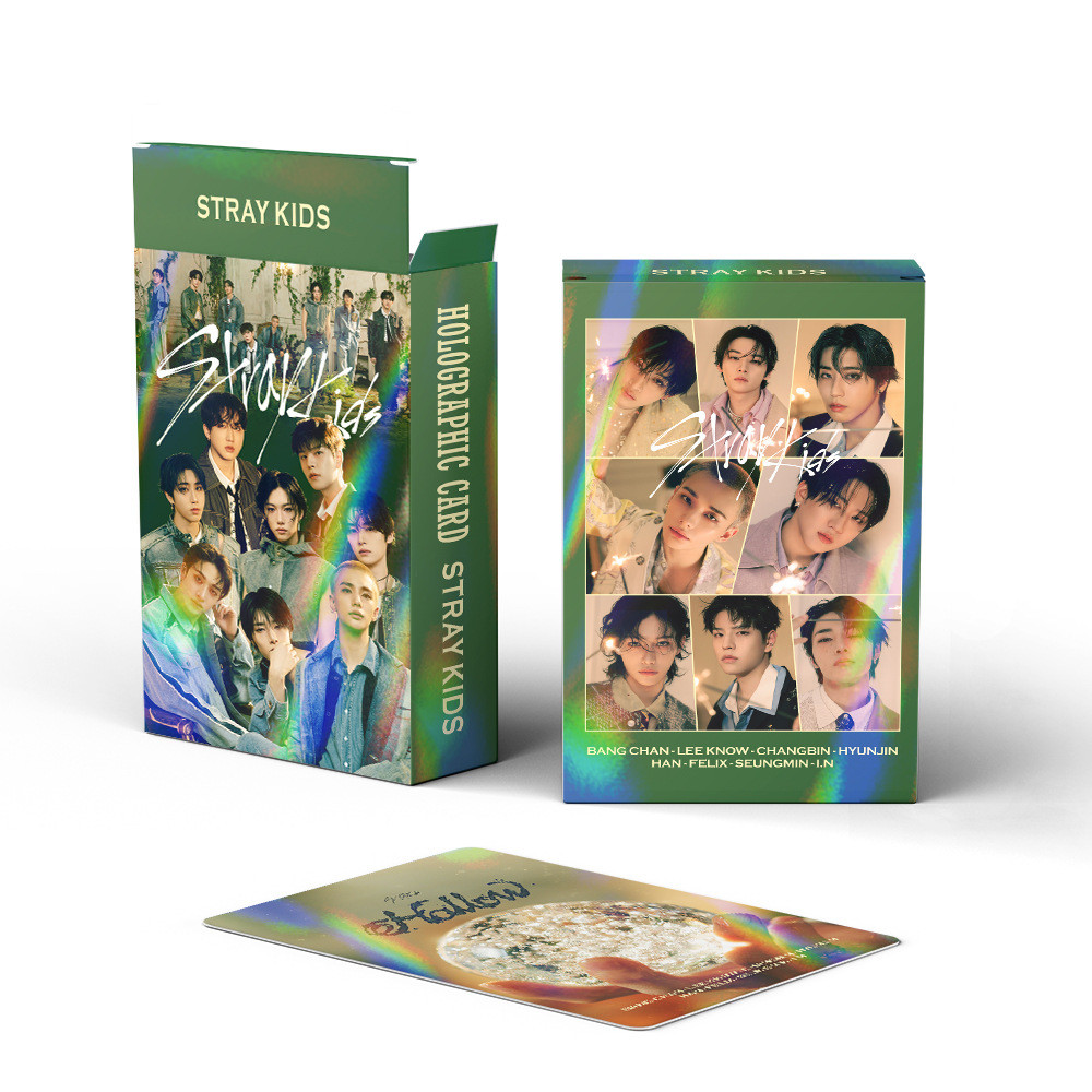30Pcs Straykids Hollow Air-ful HOP Laser Hologram Lomo Cards ATE STAR ...