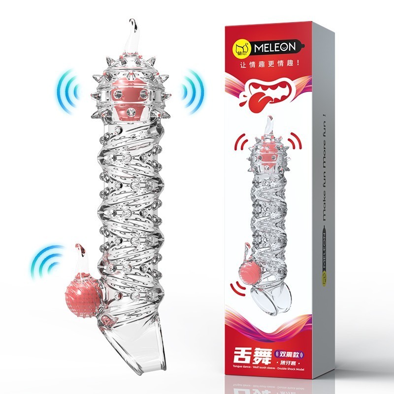 Secret Love Tongue Dance Spike Braces Vibrating Large Particle Locking ...