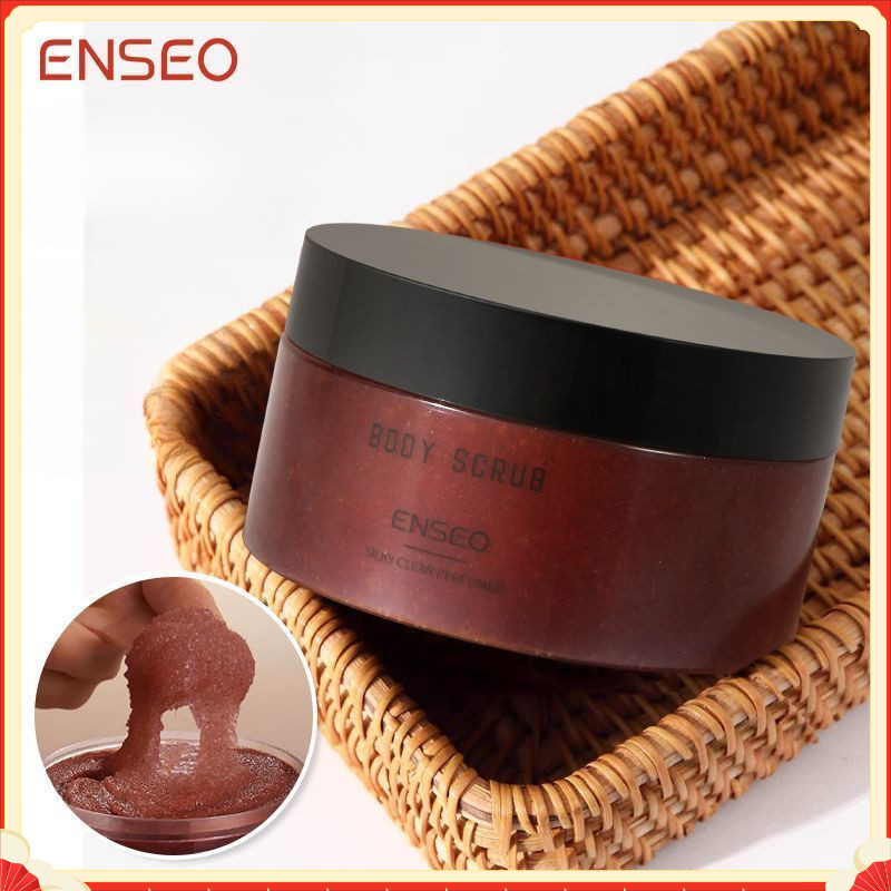 ENSEO玫瑰身体磨砂膏 深层清洁去角质 嫩滑改善粗糙 Scrub Deep Cleansing Exfoliating Tender Smoothing Improving ...