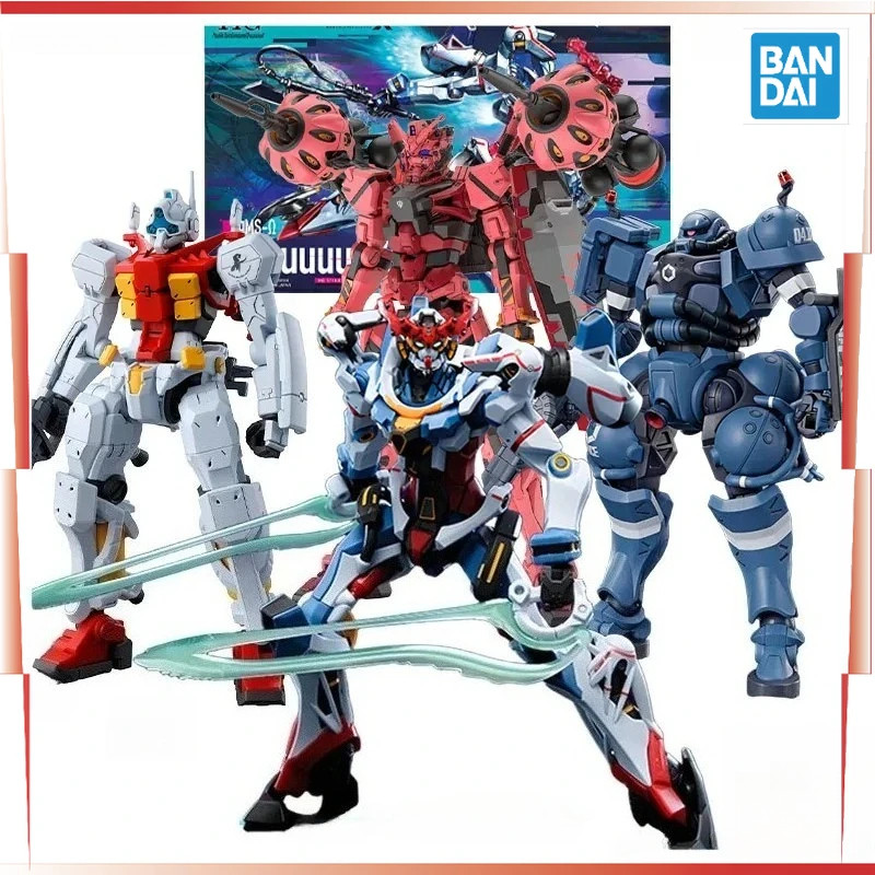 Bandai Original GUNDAM HG MSGG RED GUNDAM GQuuuuuuX POLICE ZAKU 1/144 ...