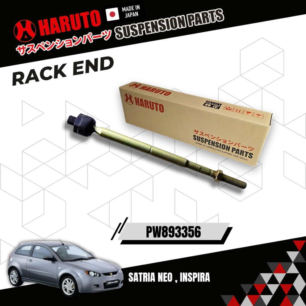 HARUTO GENUINE STEERING RACK END SET PROTON SATRIA NEO , INSPIRA ...